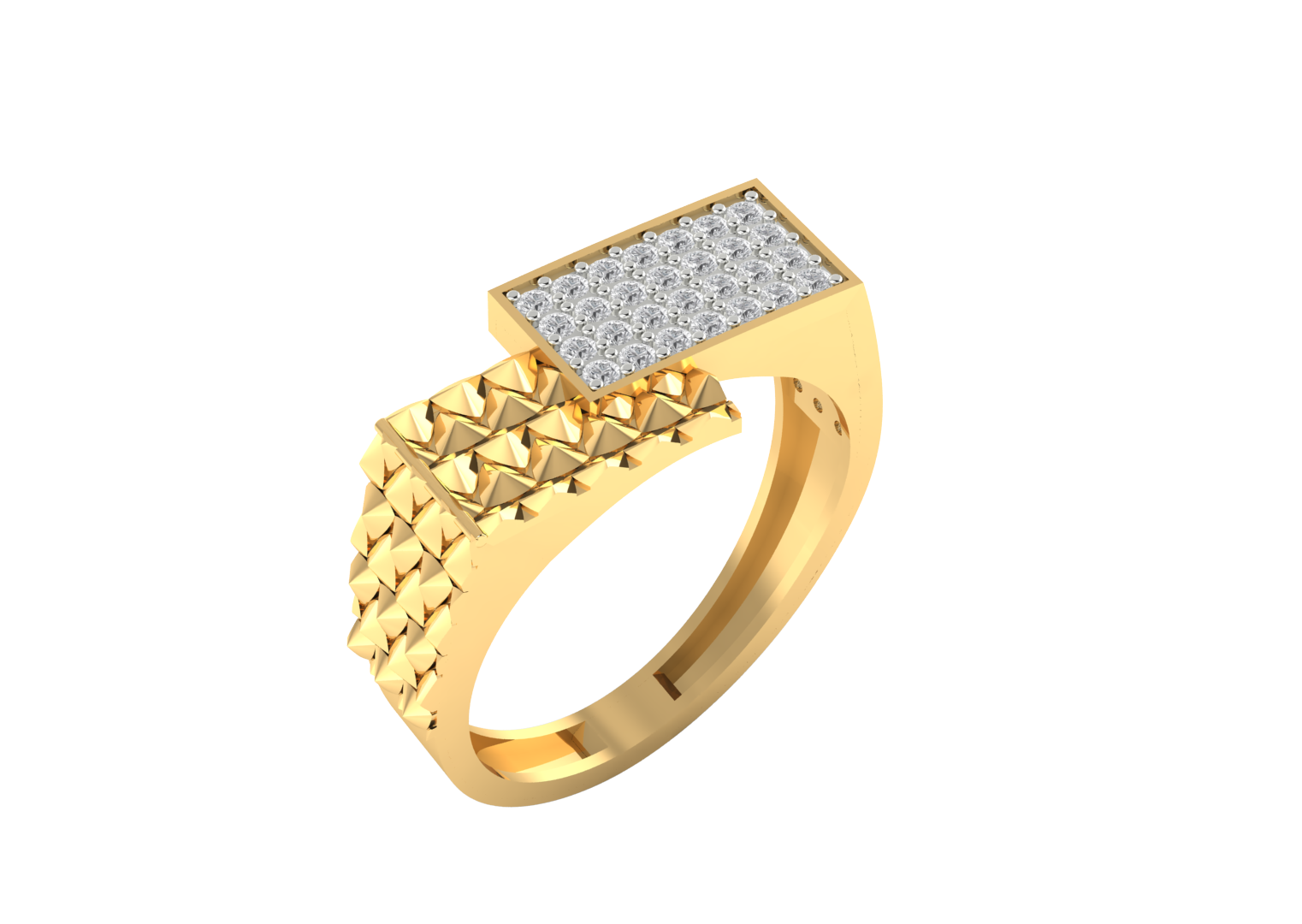 Diamond Gents Ring 16 – Sonalika jwellers