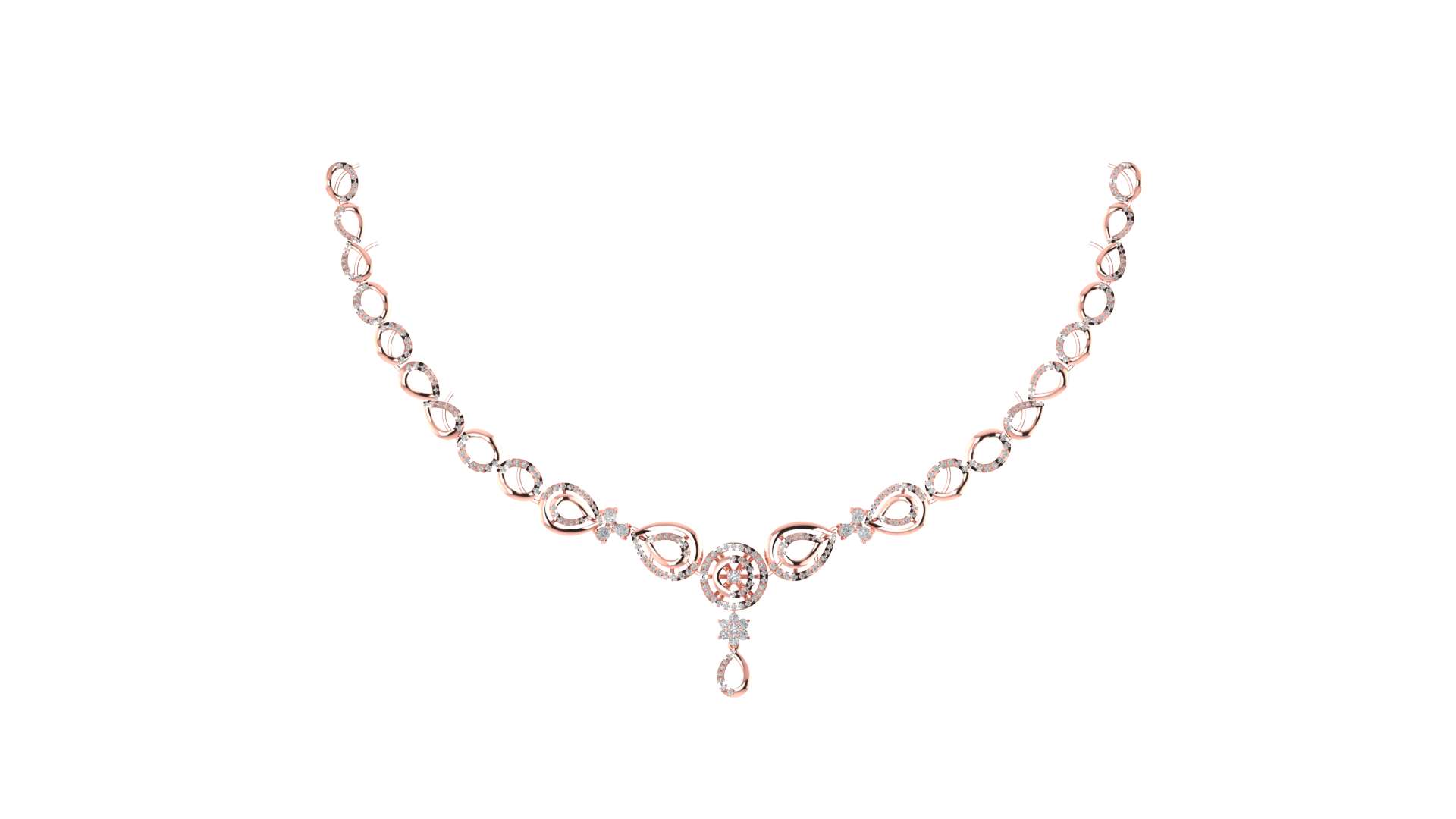 Diamond Necklace Set 8 Sonalika Jwellers